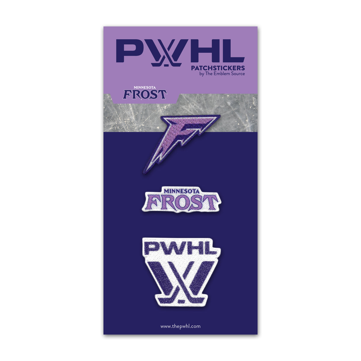 Minnesota Frost PatchStickers 3 Pack – The Official US Shop of the PWHL
