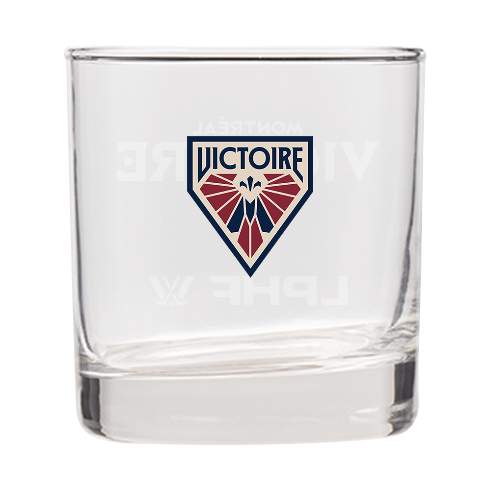 Montreal Victoire Rocks Glass – The Official US Shop of the PWHL