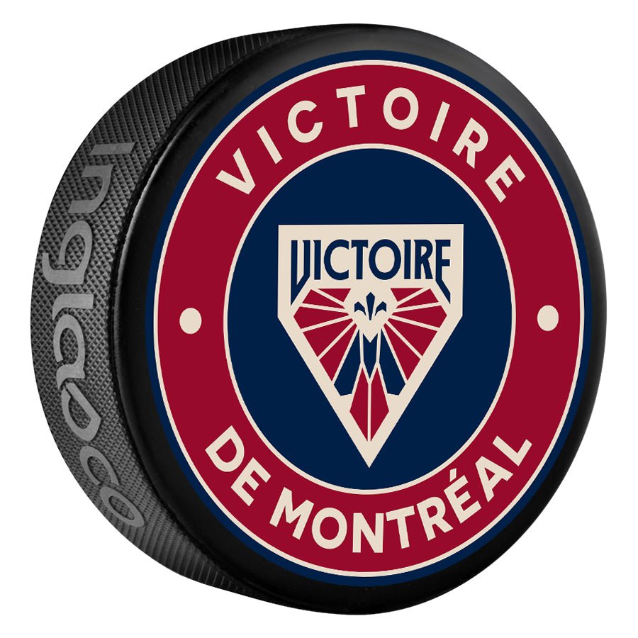 Montreal Victoire Souvenir Puck – The Official US Shop of the PWHL