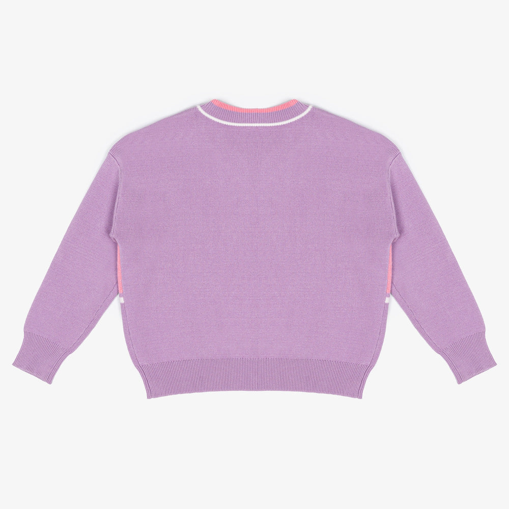 PWHL x Barbie by Peace Collective Women's Oversized V-Neck Sweater